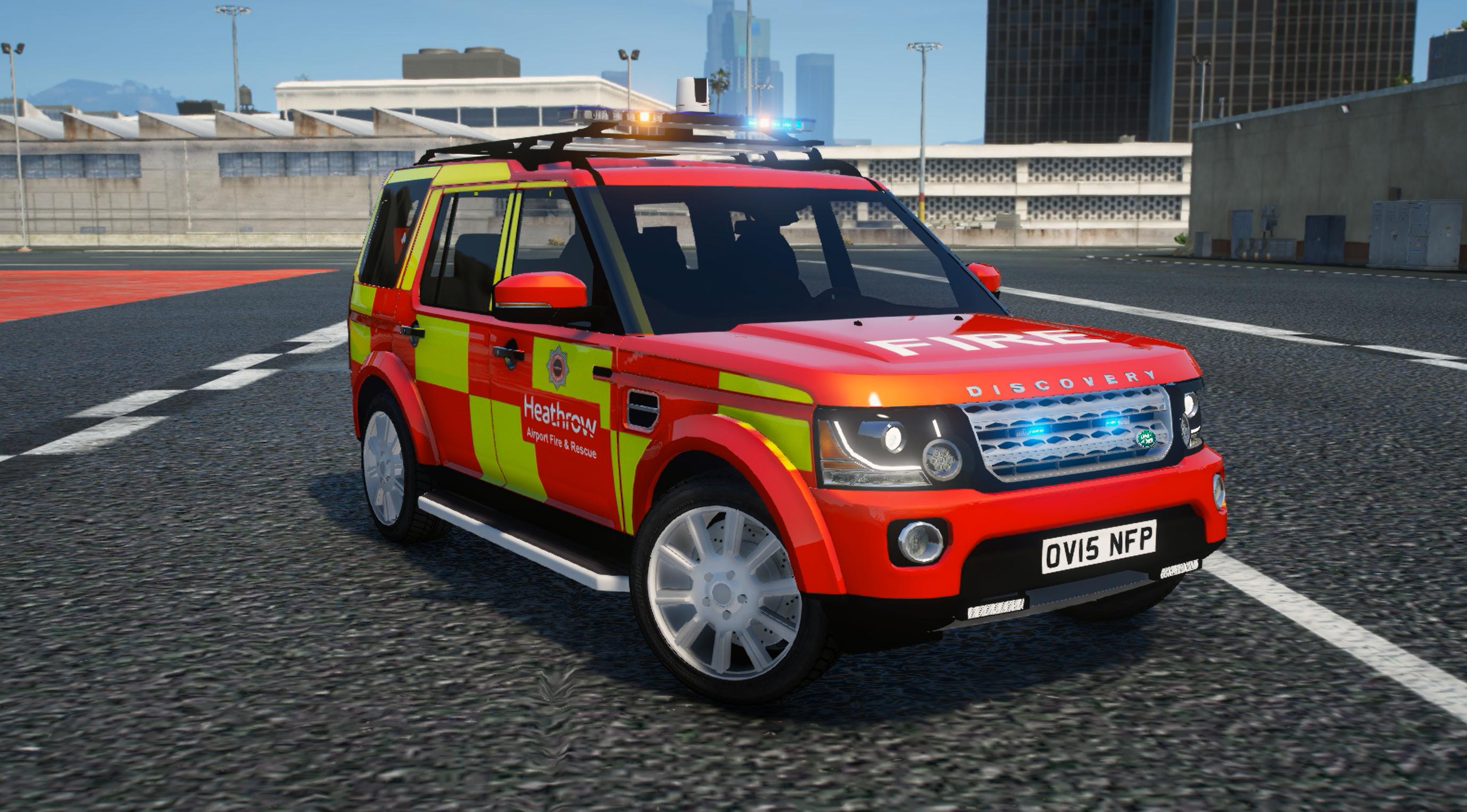 Union Mods - [ELS] Land Rover Discovery 4 - Heathrow Airport's Fire 1 ...