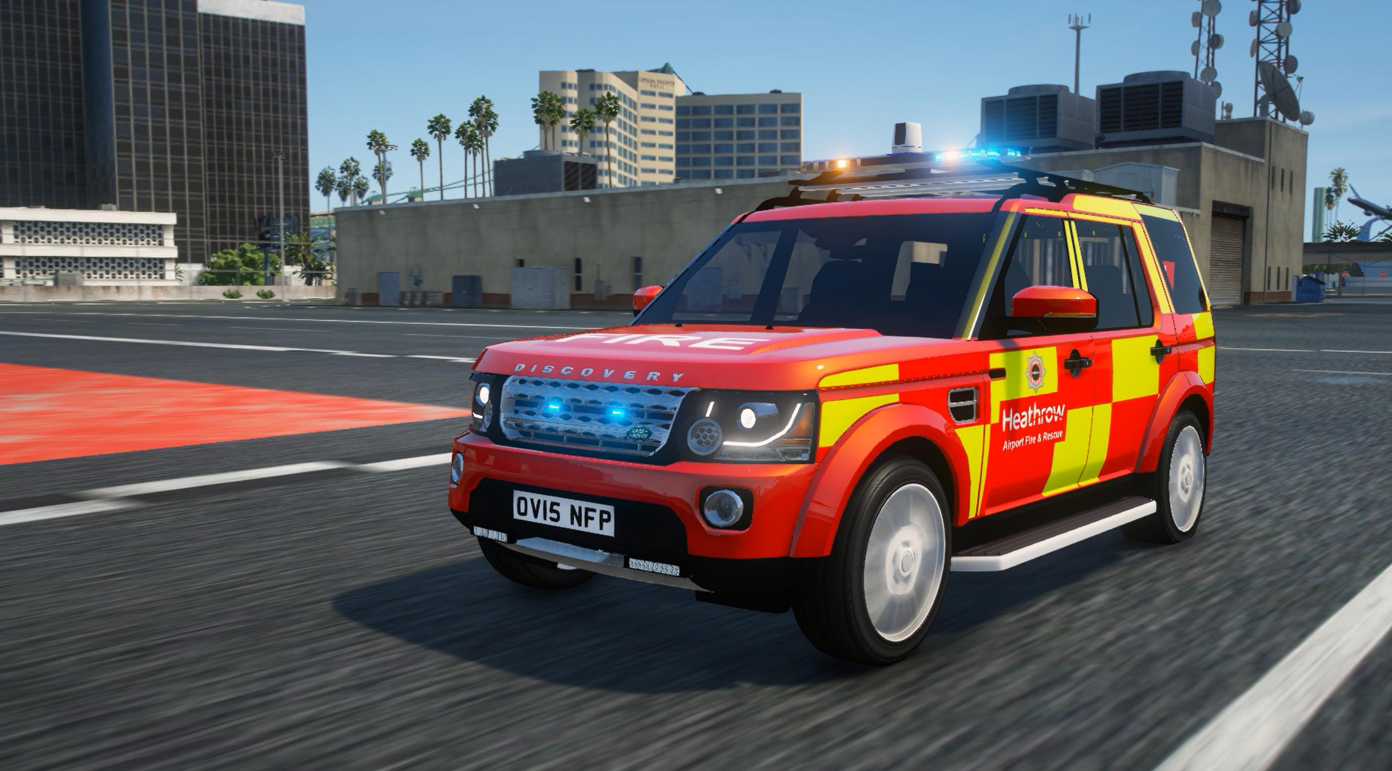 Union Mods - [ELS] Land Rover Discovery 4 - Heathrow Airport's Fire 1 ...
