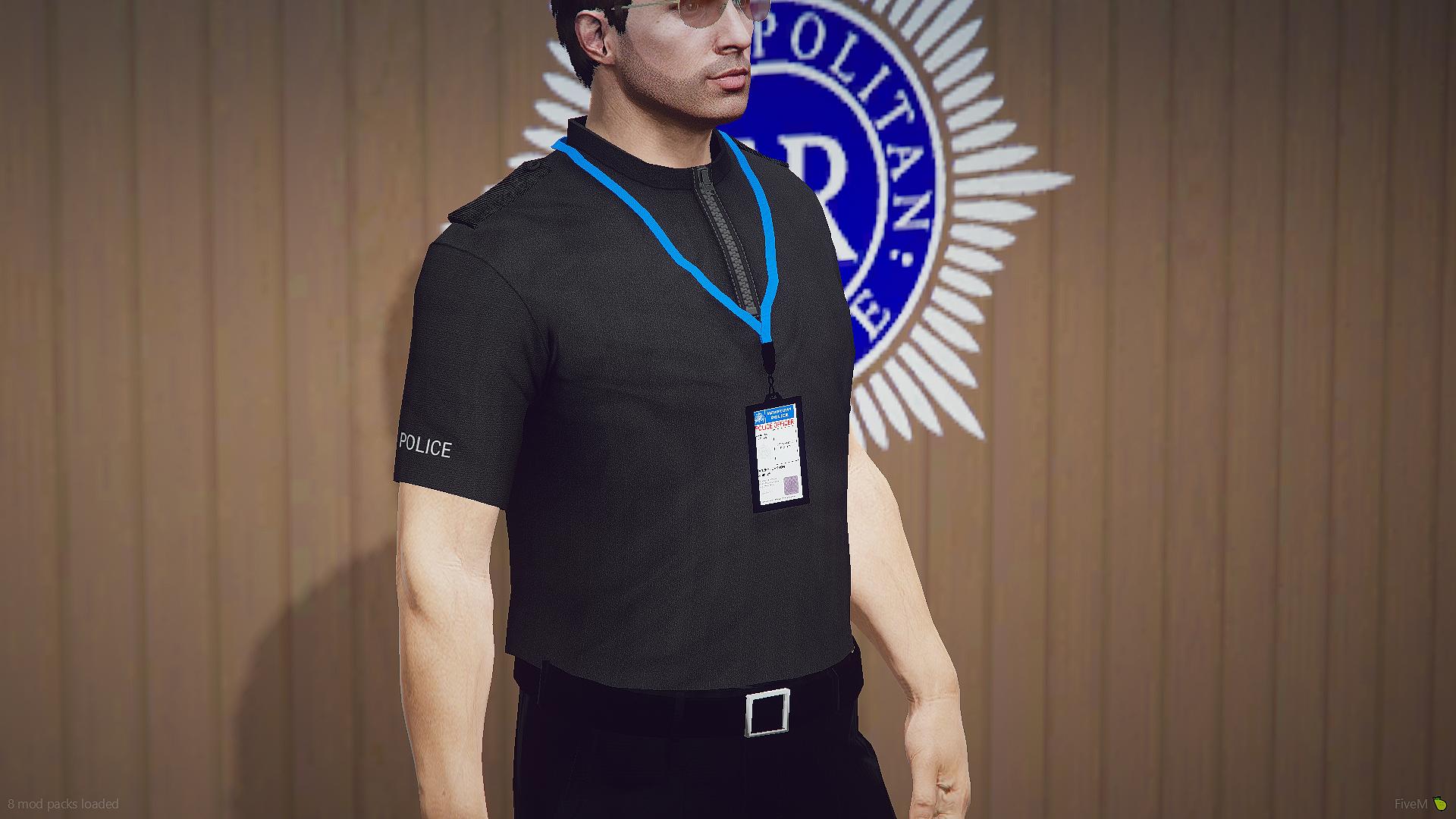 Union Mods - [EUP] Generic - Short Sleeve Police Wicking Top