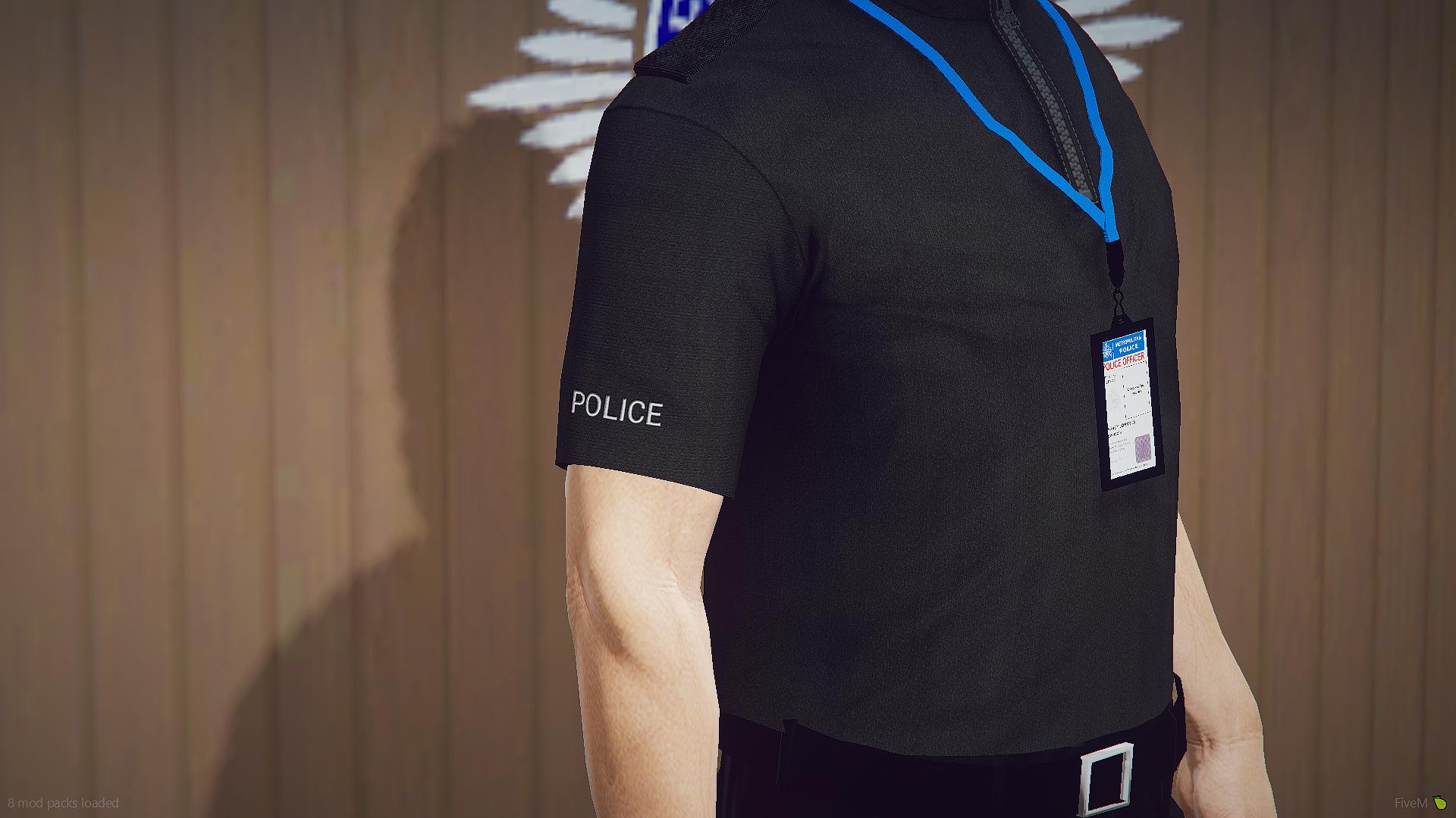 Union Mods - [EUP] Generic - Short Sleeve Police Wicking Top