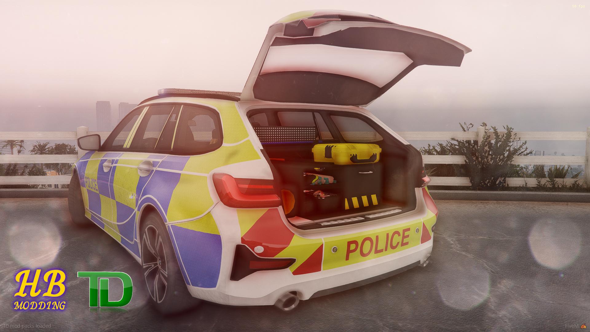 Union Mods - [ELS] BMW G21 2021 - Generic - Marked TacOps Traffic Car
