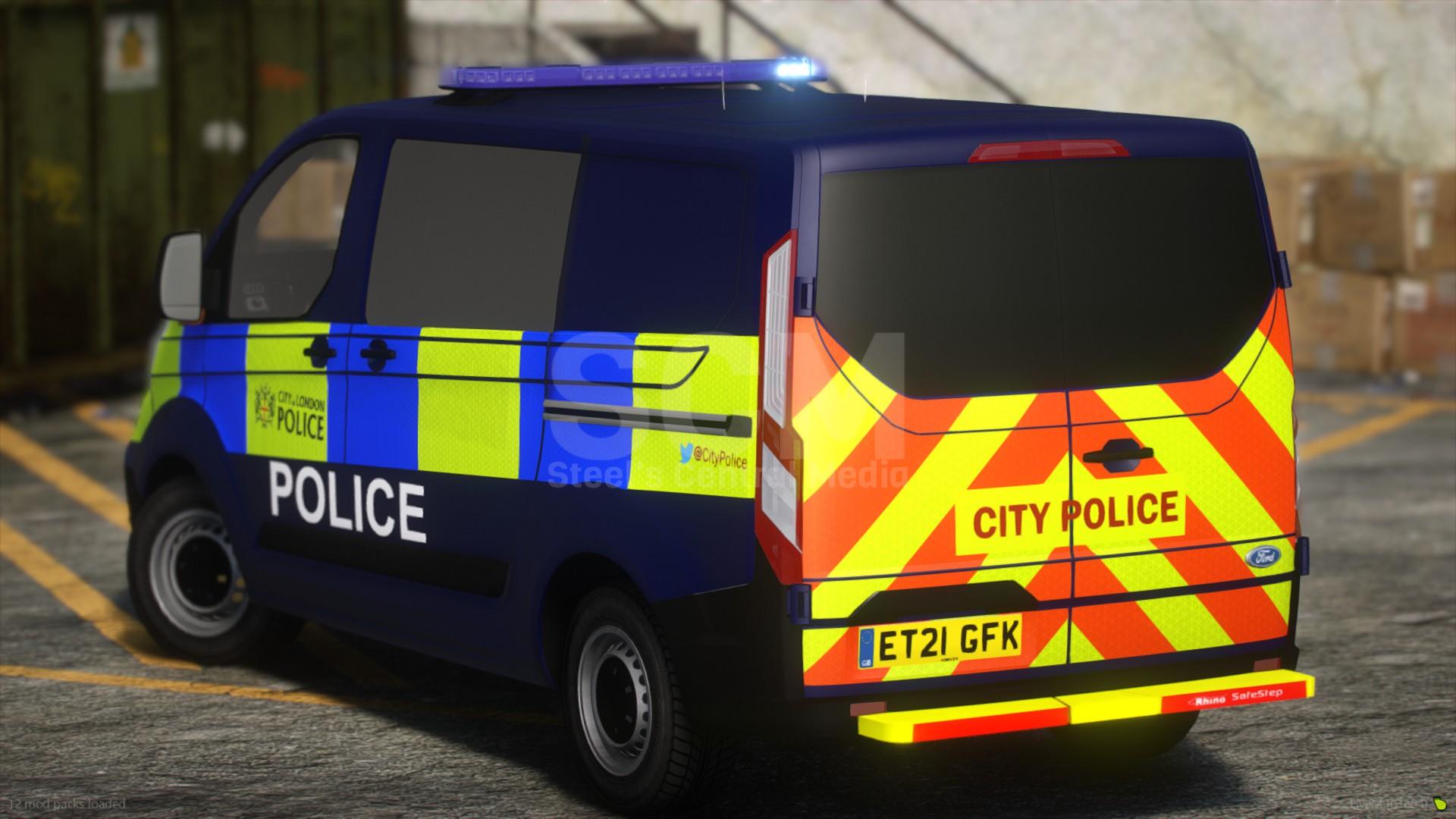Union Mods - [ELS] Ford Transit Custom - City of London Police
