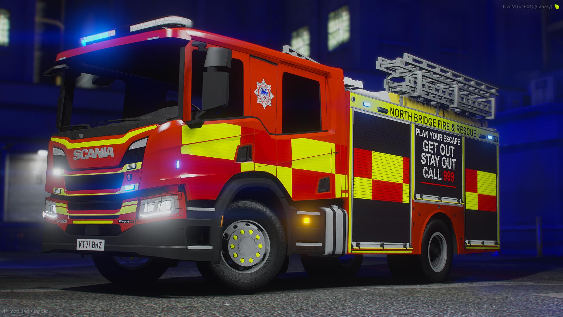 Union Mods - [NON-ELS] [ELS] [FiveM Ready] 2018 Scania Fire Appliance ...