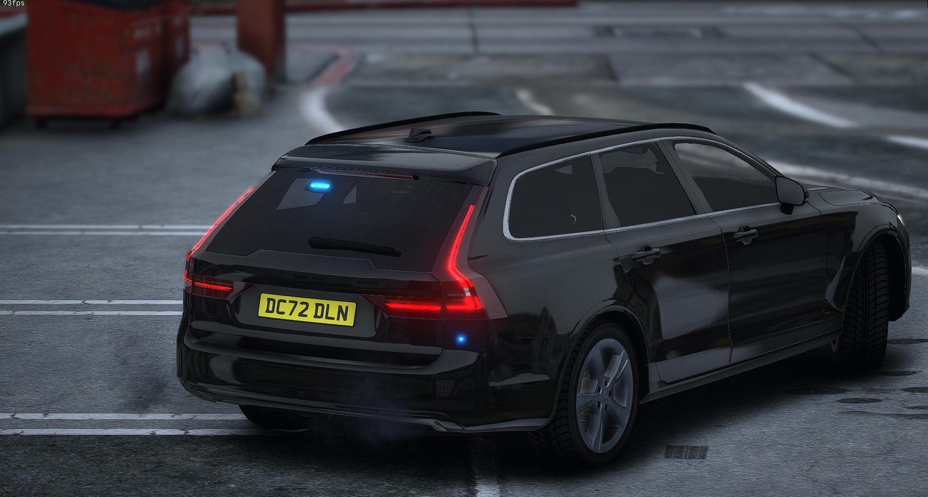 Union Mods - [ELS] Volvo V90 2022 - Fictional - Unmarked Traffic Car