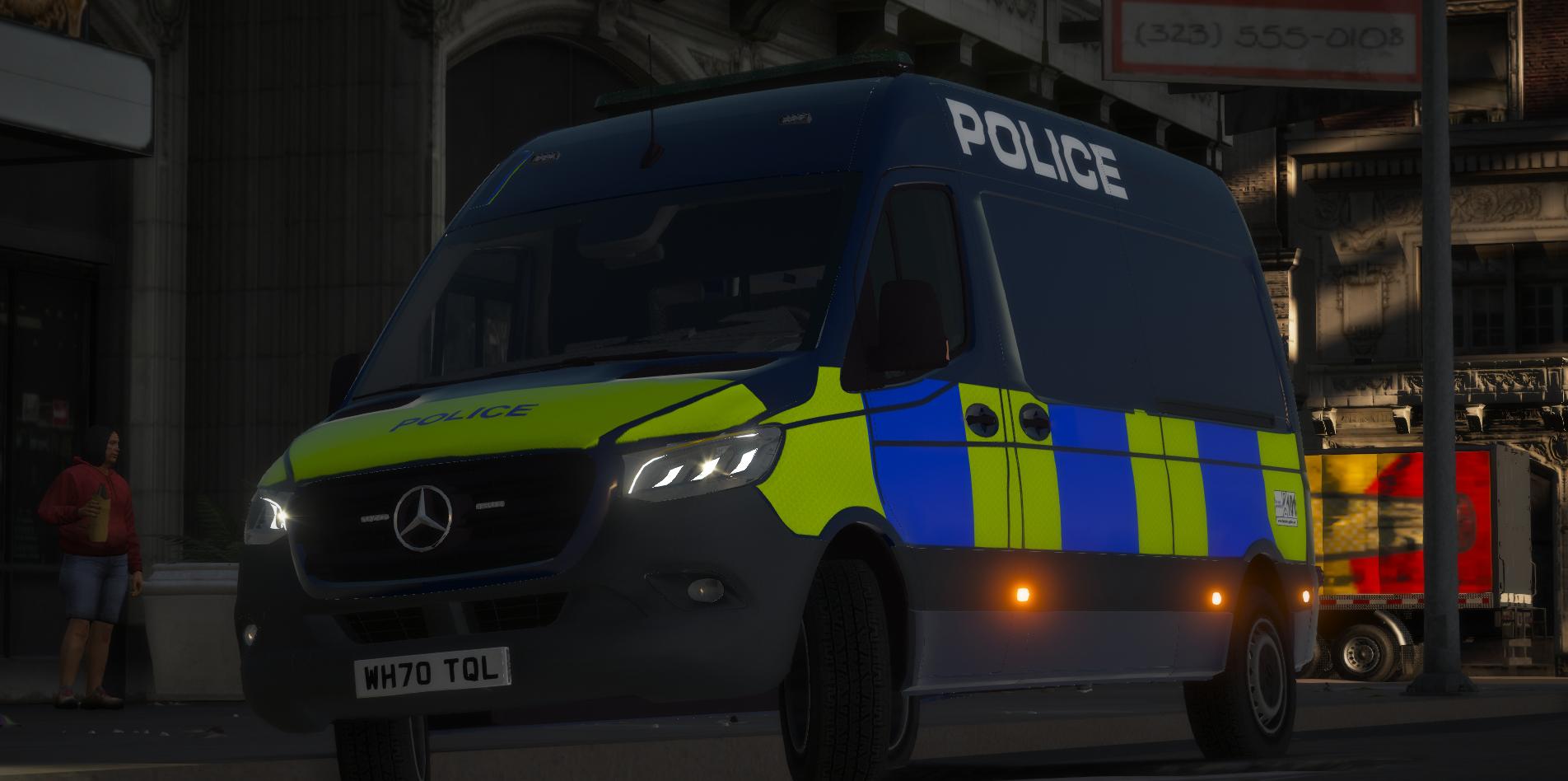 Union Mods - [ELS] 2020 Mercedes Sprinter Public Order Van / Patrol Van