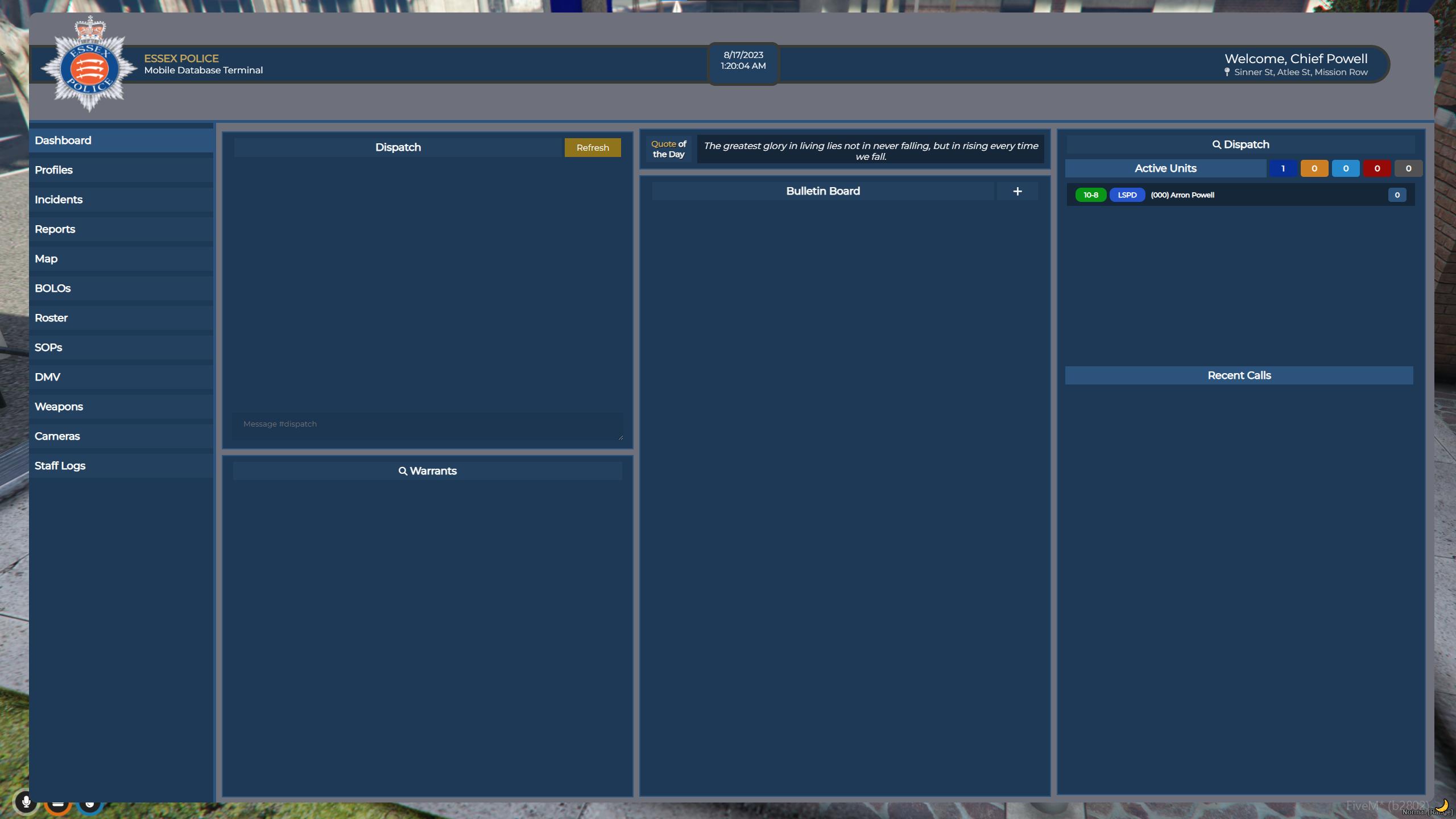Union Mods - Essex Police PS-MDT re-texture
