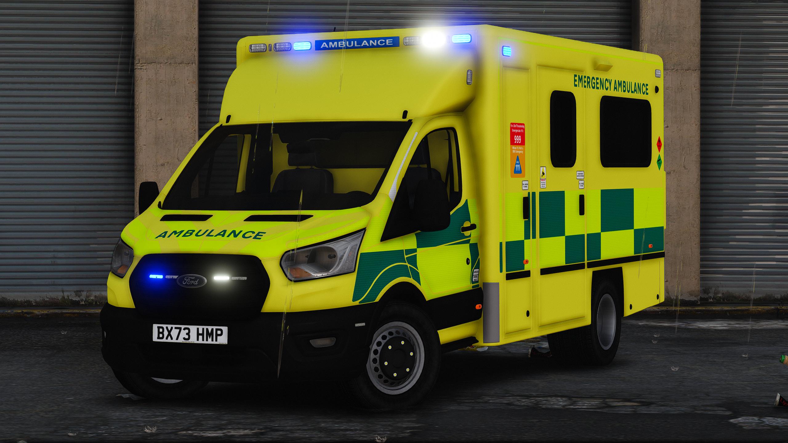 Union Mods - [SKIN] Generic 2023 Ford Transit Box Ambulance | Ambulance ...