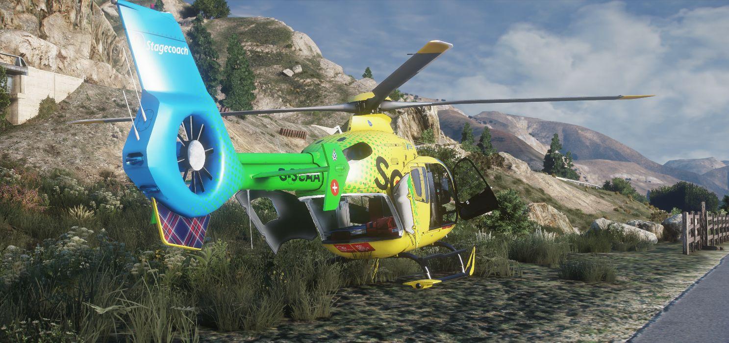 Union Mods - Airbus Helicopters EUROCOPTER EC-135 FIVEM READY