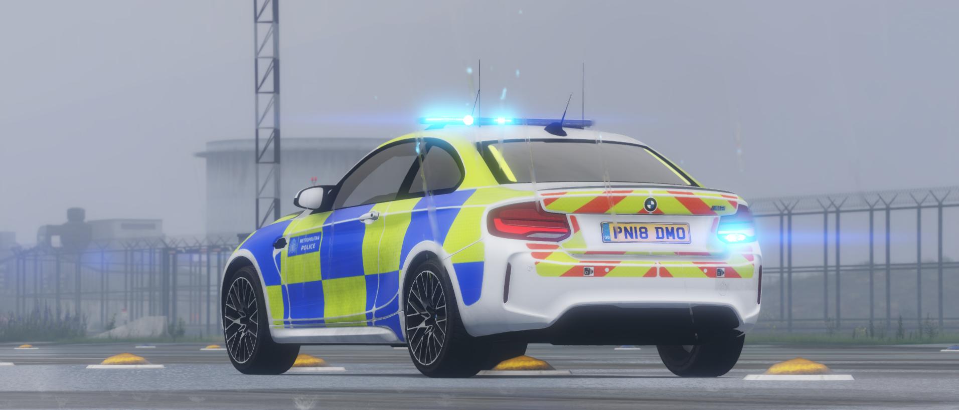 Union Mods - BMW M2 MET POLICE POLICE RESKIN [REMASTERED] [4K]