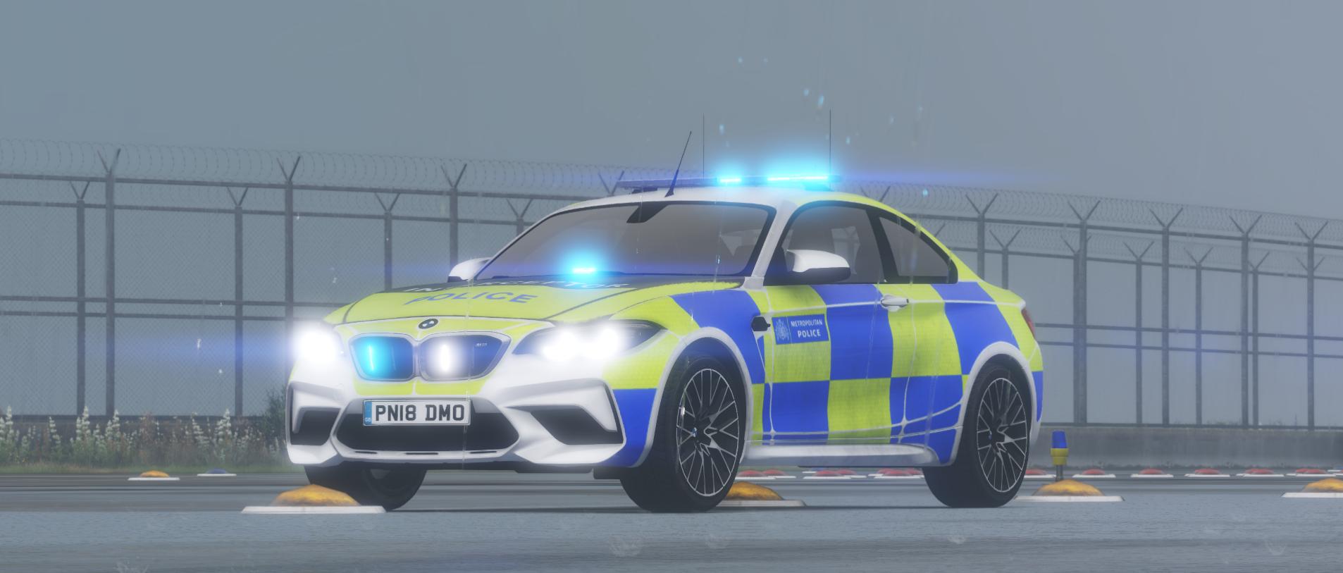 Union Mods - BMW M2 MET POLICE POLICE RESKIN [REMASTERED] [4K]