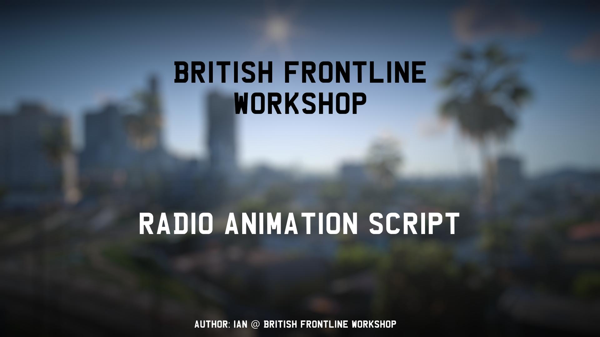 Union Mods - [FiveM] Radio Animation Script (FIXED)