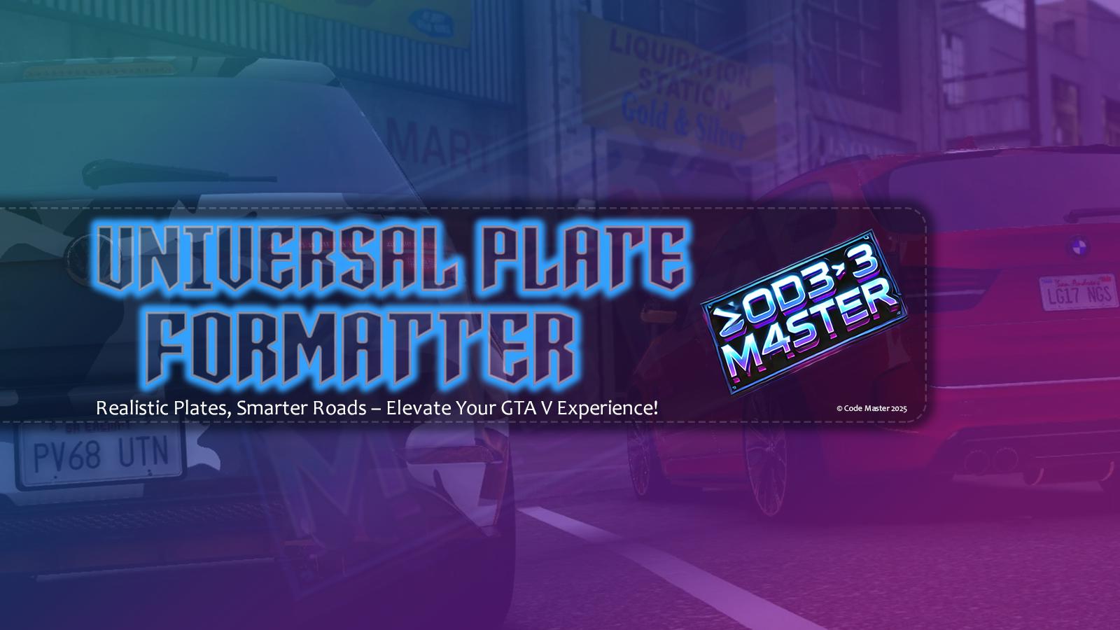 Union Mods - Universal Plate Formatter