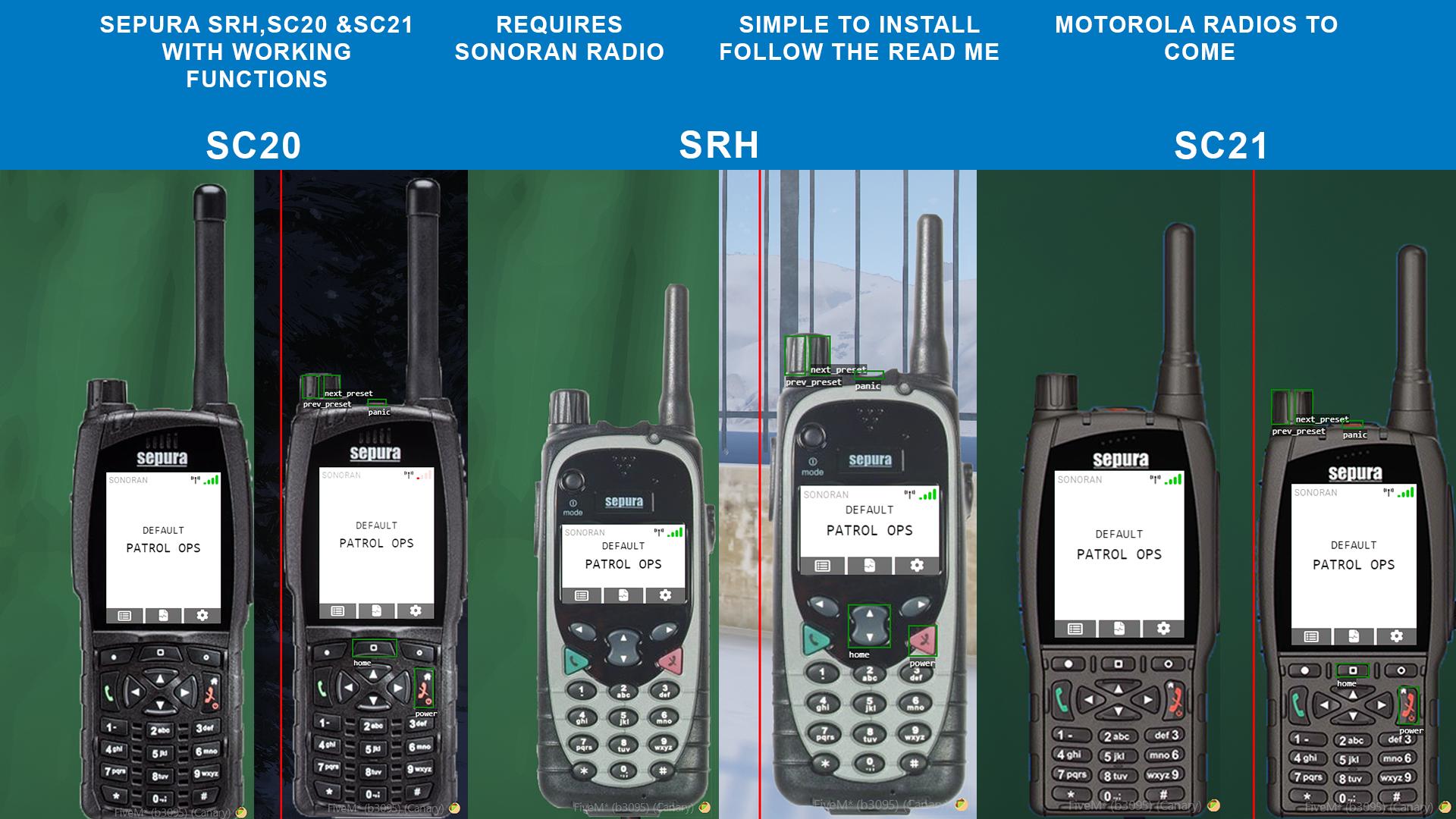 Union Mods - Uk Radios for Sonoran Radio [Sepura]