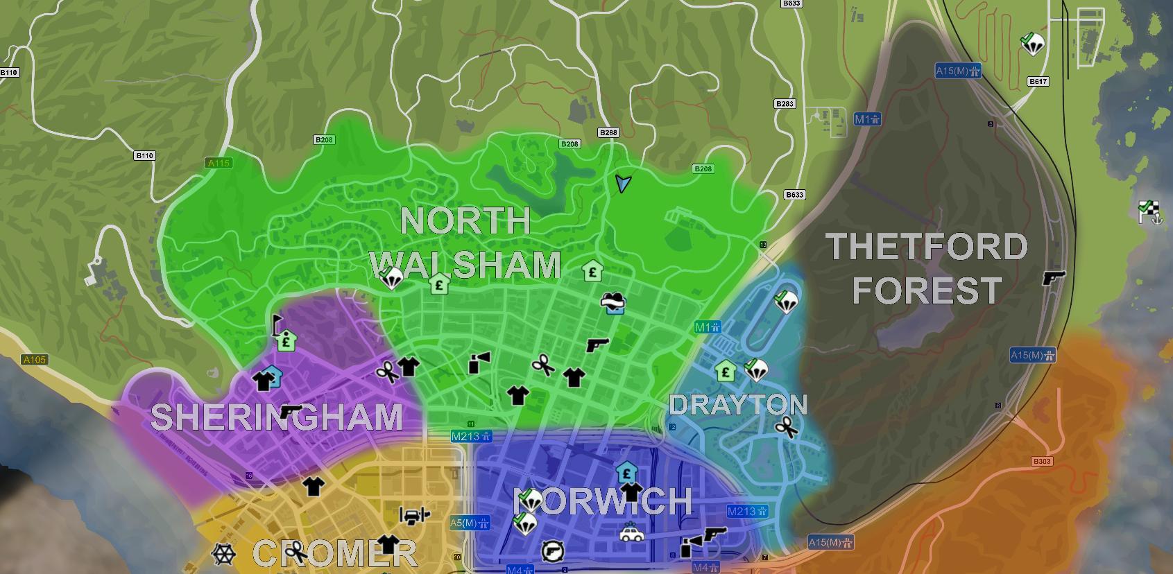 Union Mods - Norfolk Atlas Map [FIVEM READY] [SP]